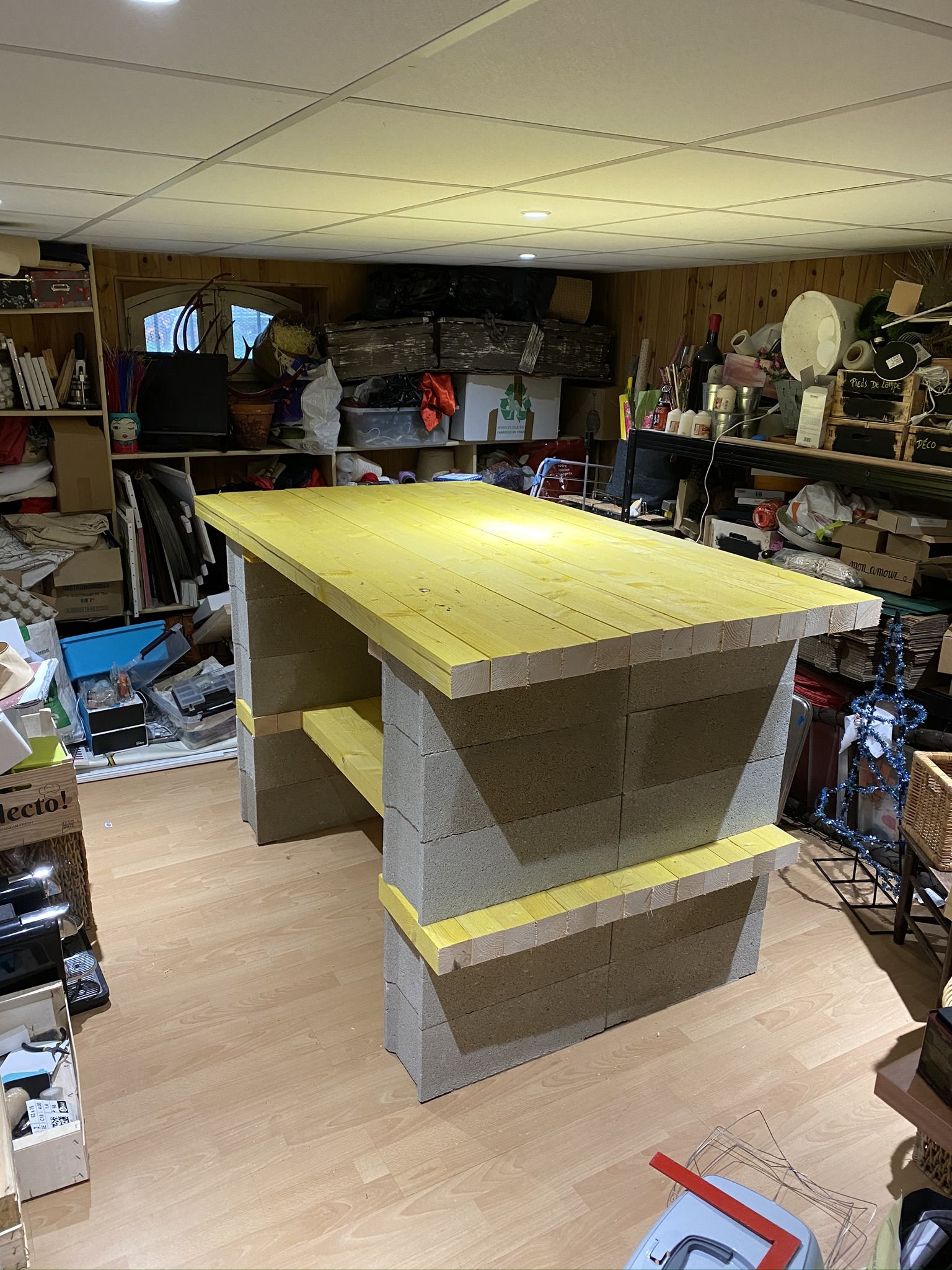 Fabriquer un établi solide facilement et rapidement - Ciloubidouille
