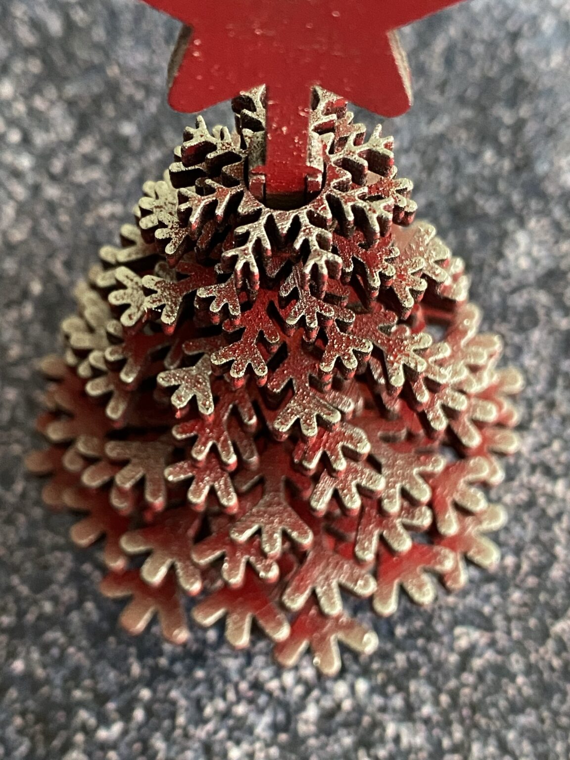 Kit de mini sapin en bois à monter soi-même et à décorer