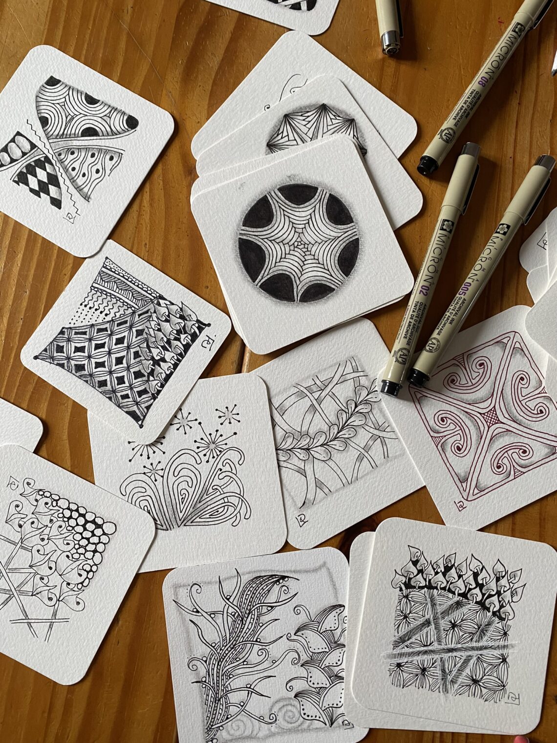 Initiation au Zentangle et retour d'expérience