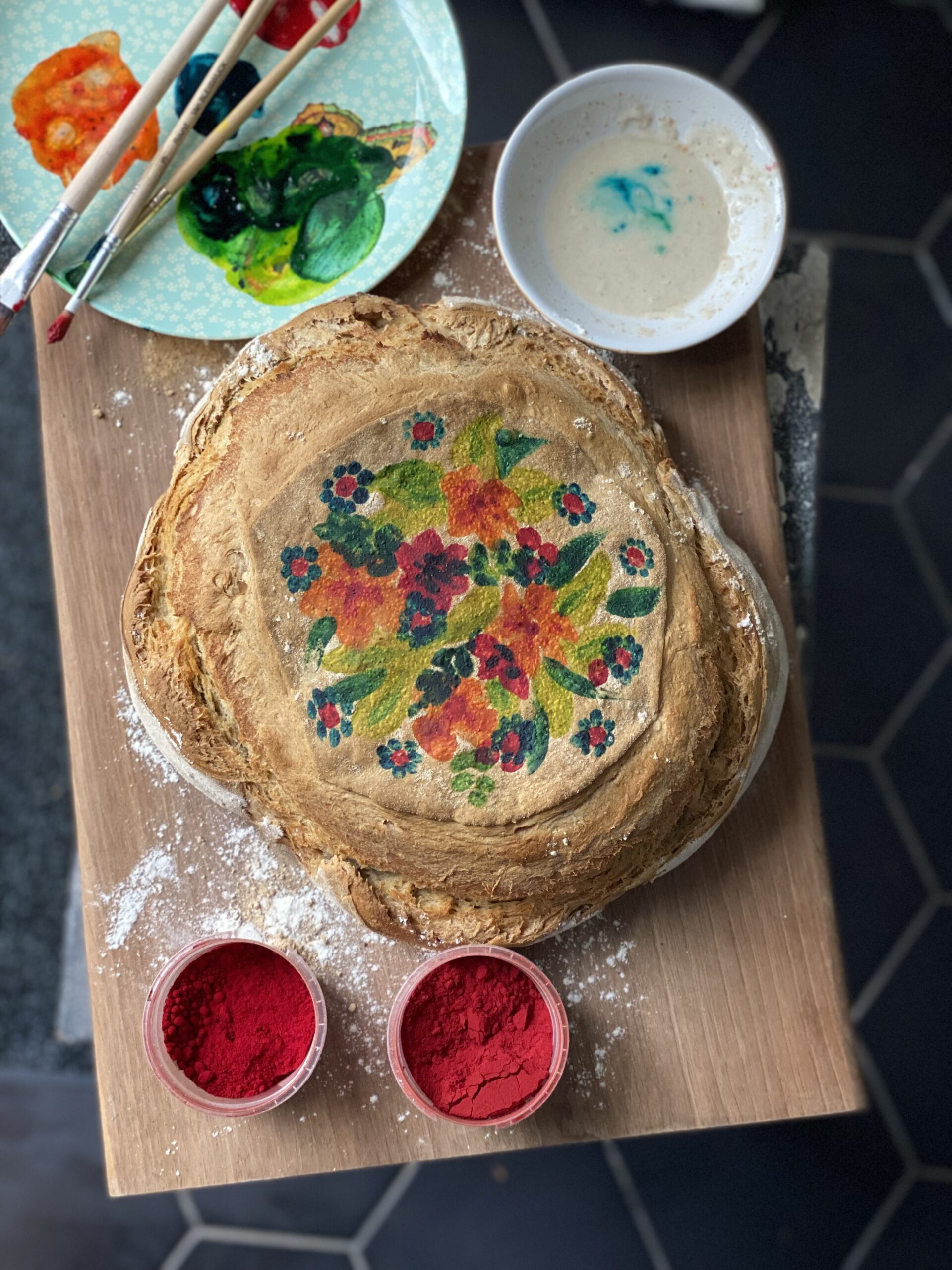 Tentez la peinture sur pain et les astuces du pain peint