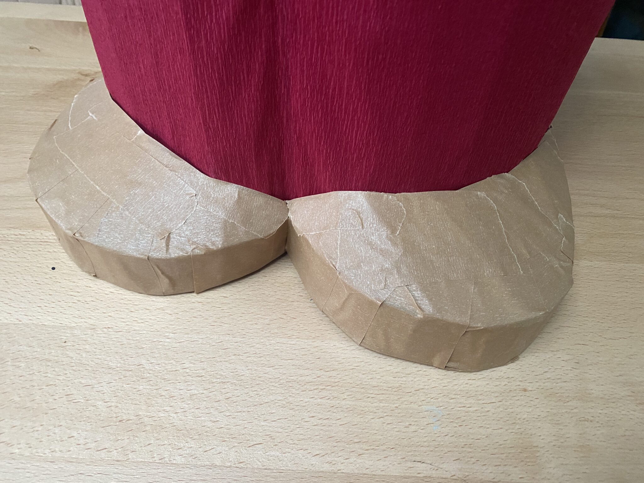 Calendrier de l'avent bottes de père noël en carton