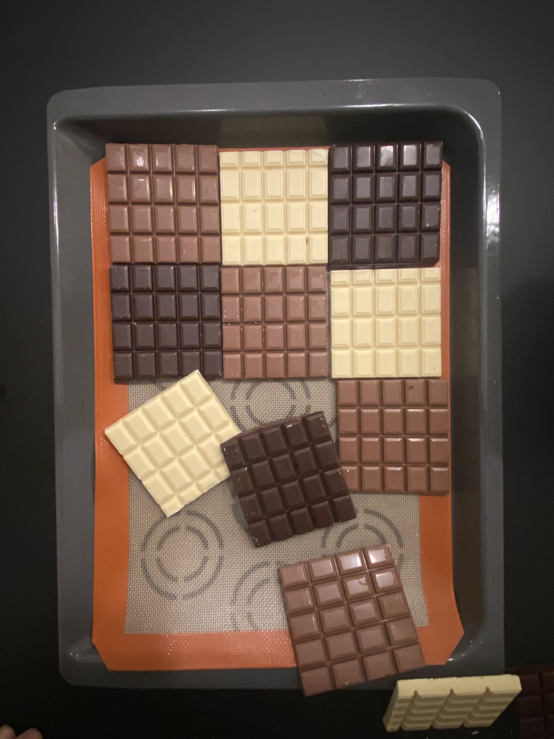 Recette de tablette de chocolat personnalisée facile