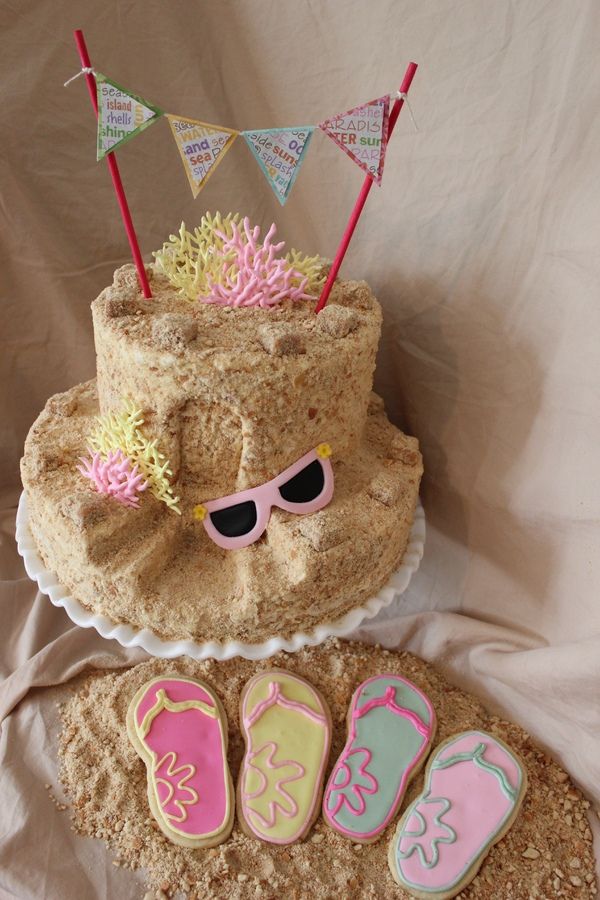 Gâteau chateau de sable - Ciloubidouille